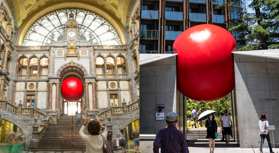 台南紅球計畫RedBall Project降臨10個府城地標 ！Kurt Perschke激發交流、想像的藝術行動 | La Vie