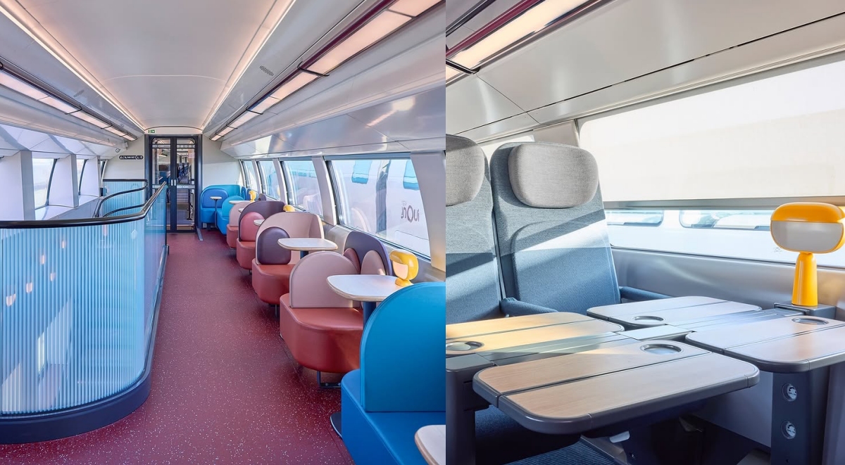 法國高鐵全新TGV inOui車廂設計！nendo × AREP以「流動之河」意象打造絕美雙層車廂 | La Vie