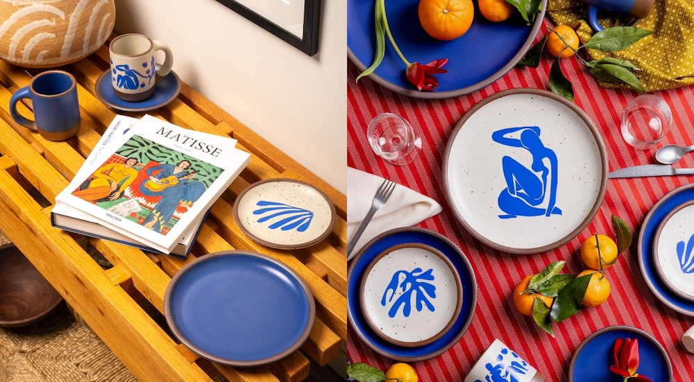 把馬諦斯的剪紙藝術收進日常生活：陶藝家曾孫Alex Matisse在餐盤、馬克杯上重現美學遺產 | La Vie