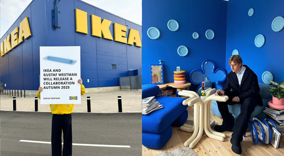 IKEA攜手瑞典設計師Gustaf Westman：紅遍社群的波浪鏡與胖胖杯盤都出自他，這次將能平價收藏 | La Vie
